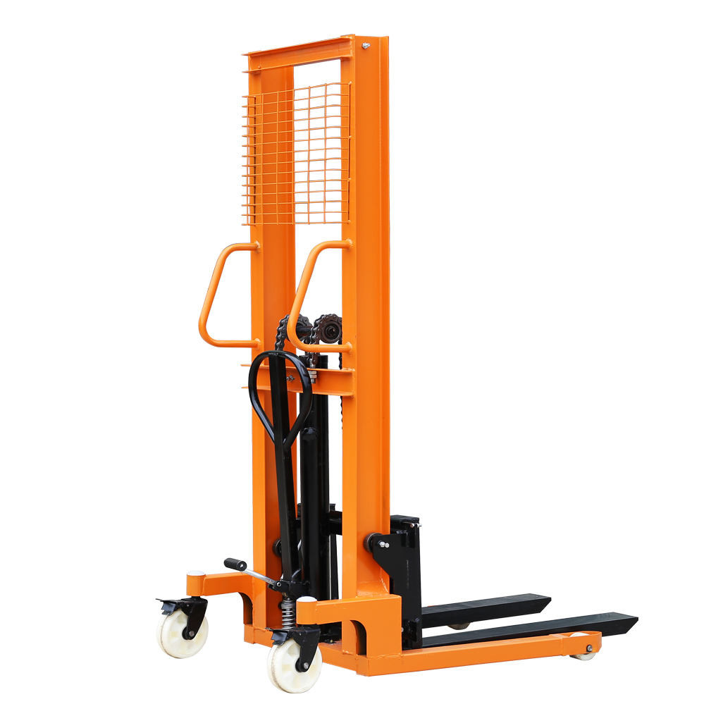 Manual Lift Stacker Cargo Handling Pallet Stacker Reclaimer
